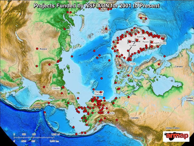 Projects | ARMAP: The Arctic Research Mapping Application